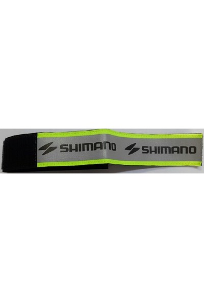 Shimano Paça Koruma Bandı Geniş Siyah/Yeşil Reflektörlü Shimano Paça Koruma Bandı Geniş Siyah/Yeşil Reflektörlü