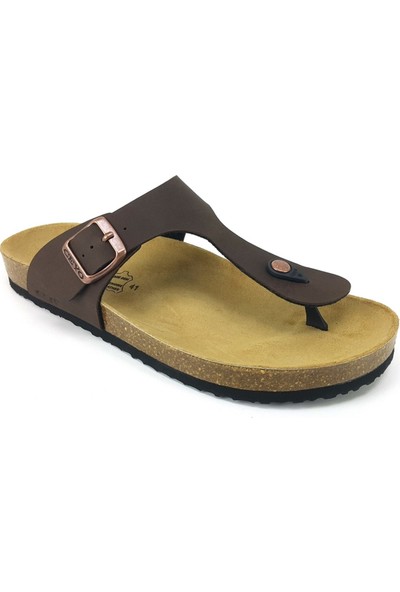 Ceyo 9910-M Erkek Terlik Kahverengi