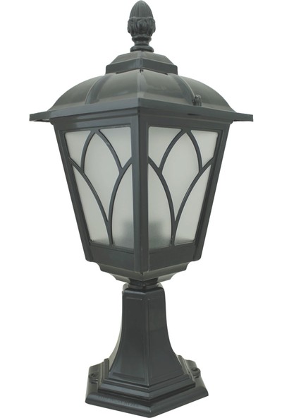 Yakan Lale Çıtalı Kare Fener Altıgen Set Üstü