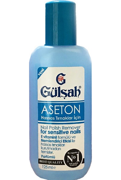 Gülşah Nail Polish Remover - Hassas Tırnalar İçin Aseton 125ml