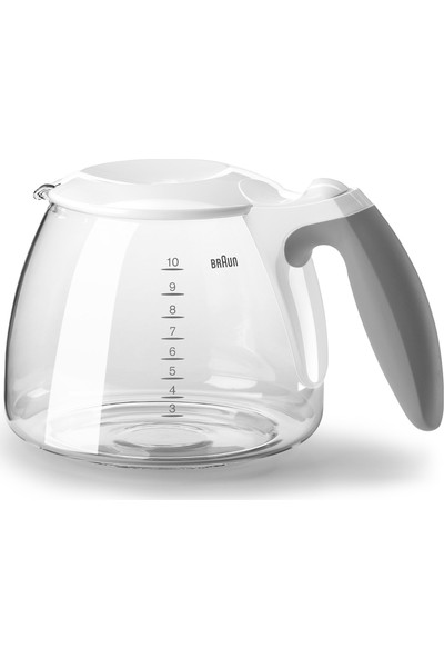 Braun Filtre Kahve Makinesi Cam Hazne Kf520.W Beyaz / Gri