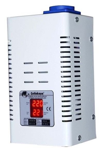Çetinkaya Kombi Voltaj Regülatörü Otomatik 1000Va 800W Çetinkaya Kombi Voltaj Regülatörü Otomatik 1000Va 800W