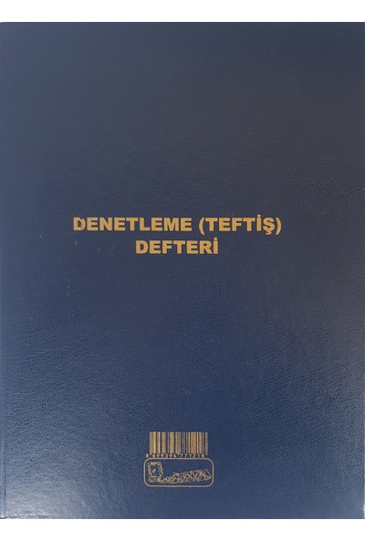 Kocaoluk Denetleme (Teftiş) Defteri Cilt Kapak Kocaoluk Denetleme (Teftiş) Defteri Cilt Kapak