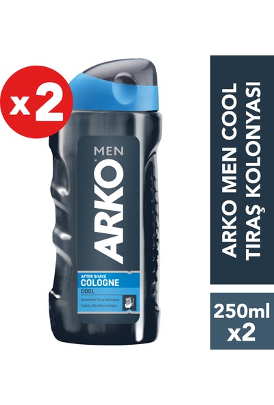 Arko Men Cool Tıraş Kolonyası 2'li Paket 250 ml
