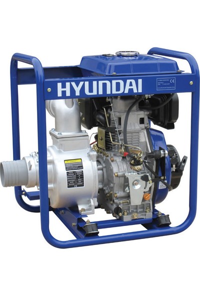 Hyundai Dizel Marşlı Su Motoru DHY100LE 4 Büyük Depolu