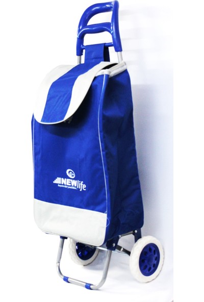 New Life Lüx Pazar Arabası Leke - Su Tutmaz Kumaş Mavi