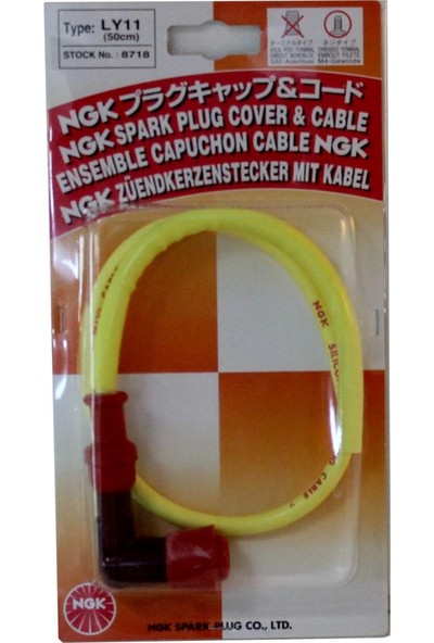 ENDURO Buji Başı Kısa Buji Kablosu (Racing Cable) 50 cmm ENDURO Buji Başı Kısa Buji Kablosu (Racing Cable) 50 cmm