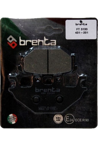 Yamaha MT-125 Disk Brenta Fren Arka Balata (2014-0) Yamaha MT-125 Disk Brenta Fren Arka Balata (2014-0)