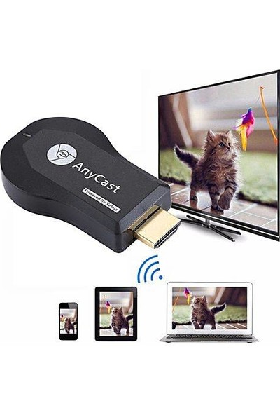 Anycast M9 Plus Full Hd Hdmi Kablosuz Görüntü Ve Ses Aktarıcı Aparat Anycast M9 Plus Full Hd Hdmi Kablosuz Görüntü Ve Ses Aktarıcı Aparat
