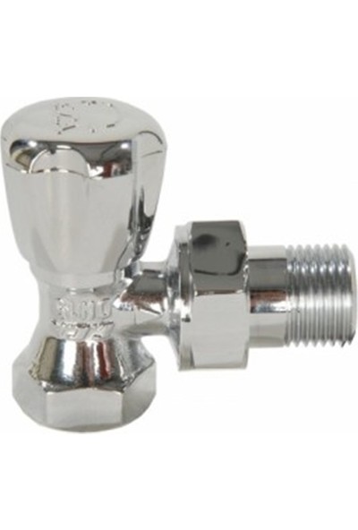 Eca Rv3 Krom Köşe Radyatör Vanası Eca Rv3 Krom Köşe Radyatör Vanası