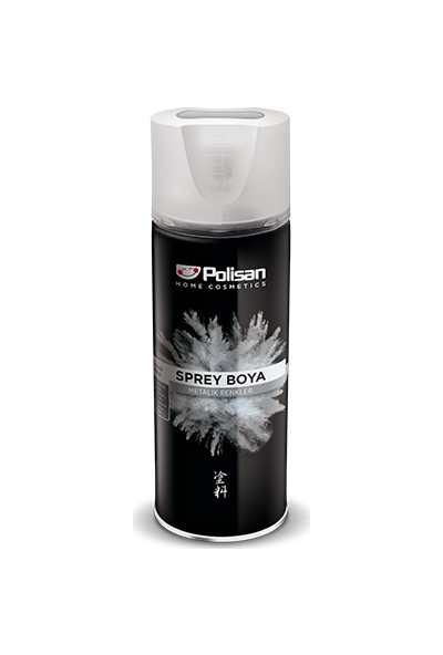 Polisan Sprey Boya Metalik Gri 400Ml