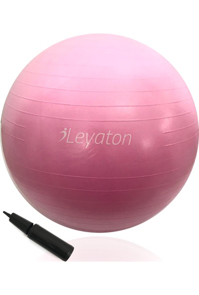 Leyaton Büyük Boy Pilates Topu 75 Cm Pompa Hediyeli