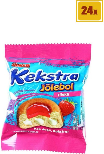 Ülker Kekstra Jöleli Çilek 30 gr 24'Lü Set