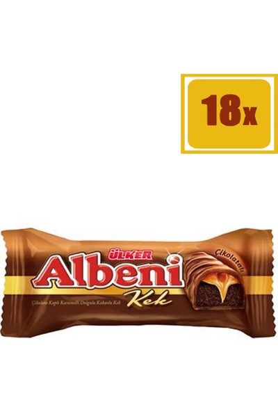 Ülker Albeni Çikolata Kaplamalı Kek 43 gr 18'Li Set Ülker Albeni Çikolata Kaplamalı Kek 43 gr 18'Li Set