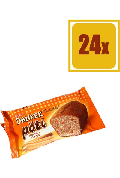 Ülker Dankek Pöti Muffin Havuçlu Tarçınlı 35 gr 24'Lü Set Ülker Dankek Pöti Muffin Havuçlu Tarçınlı 35 gr 24'Lü Set