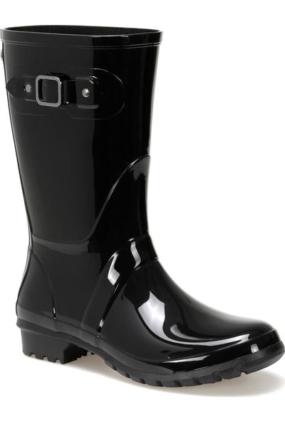 Igor W10133 Siyah Kadın Yağmur Çizmesi