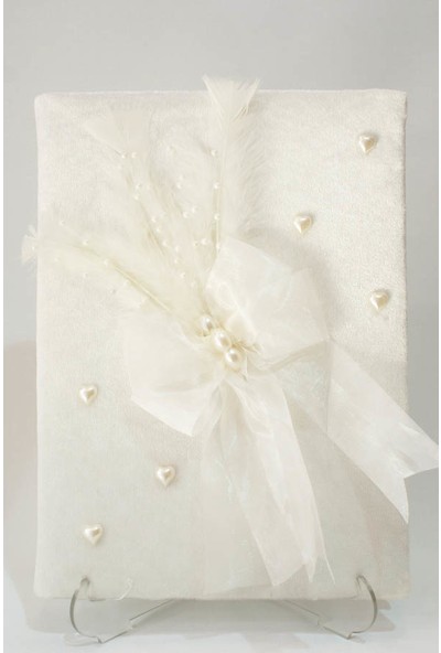 Cemrek Boncuklu ve Fiyonklu Düğün Anı Defteri