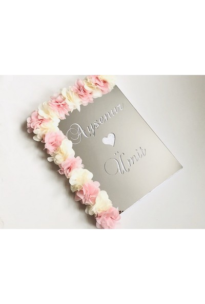 Cemrek Pleksi İsimli Düğün Anı Defteri