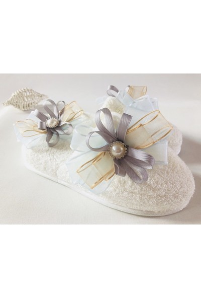 Azebu İncili Lohusa Terliği Takımı Azebu İncili Lohusa Terliği Takımı