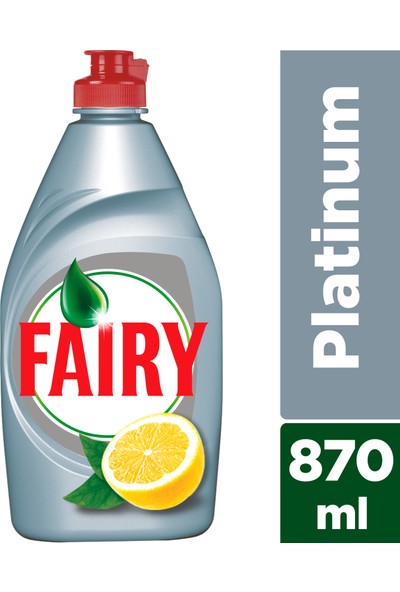 Fairy Platinum 870 ml Sıvı Bulaşık Deterjanı Limon Fairy Platinum 870 ml Sıvı Bulaşık Deterjanı Limon