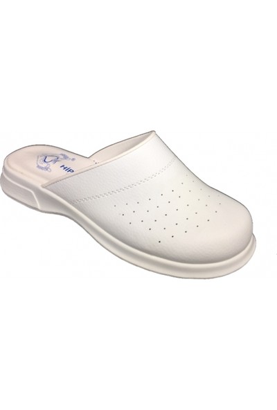 Hipokrat Tam Beyaz Sabo Terlik Doktor Hemşire Hastane Aşçı Terliği