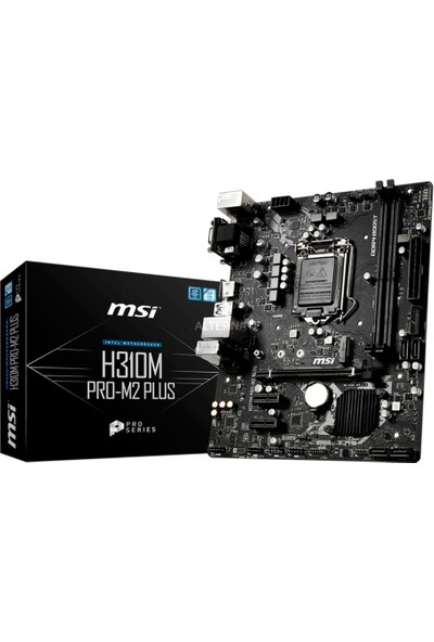 MSI H310M PRO-M2 PLUS Soket 11551 DDR4 2666 DVI VGA HDMI M.2 USB3.1 Matx WIN7 WIN10 Anakart MSI H310M PRO-M2 PLUS Soket 11551 DDR4 2666 DVI VGA HDMI M.2 USB3.1 Matx WIN7 WIN10 Anakart