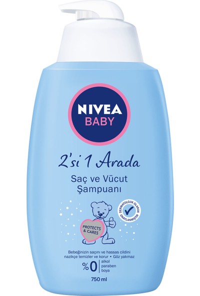 Nivea Baby Saç ve Vücut Şampuanı 750 ml