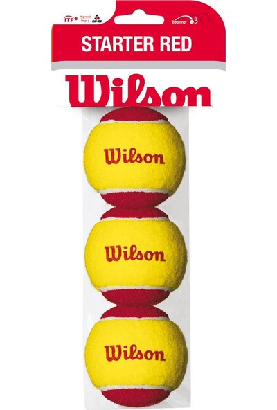 Wilson Wrt137001 Starter Easy ITF Onaylı Tenis Antrenman Topu 3'lü Wilson Wrt137001 Starter Easy ITF Onaylı Tenis Antrenman Topu 3'lü