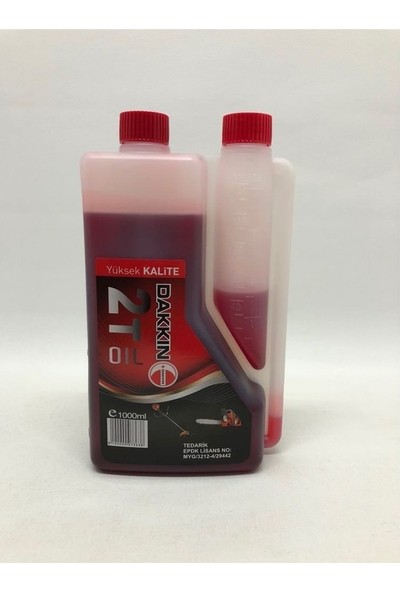 Dakkın İki Zamanlı ( 2T ) Motor Yağı Ölçekli 1 Litre Dakkın İki Zamanlı ( 2T ) Motor Yağı Ölçekli 1 Litre