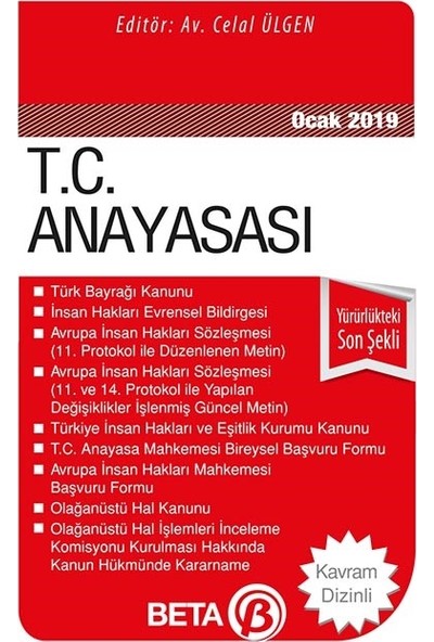 T.C. Anayasası - Celal Ülgen T.C. Anayasası - Celal Ülgen