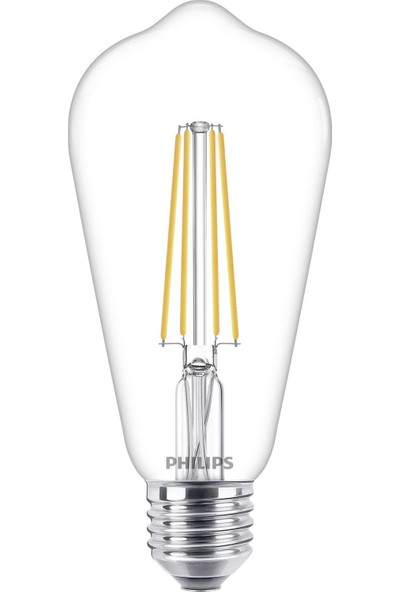 Philips LED Classic 40W ST64 E27 Non-Dim 2700K Led Filament Ampul Philips LED Classic 40W ST64 E27 Non-Dim 2700K Led Filament Ampul
