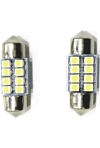 Sun Led Sofit Oto Led Ampul 31Mm Beyaz 8 Smd Sun Led Sofit Oto Led Ampul 31Mm Beyaz 8 Smd