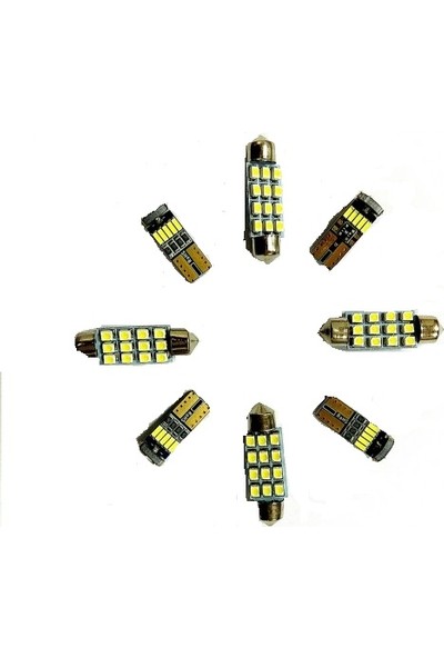 Sun Led Vw Polo 6R 6C Komple Beyaz Led İç Aydınlatma Ampul Seti Sun Led Vw Polo 6R 6C Komple Beyaz Led İç Aydınlatma Ampul Seti