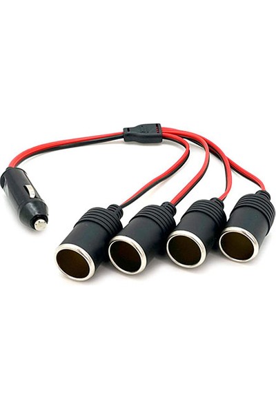 Oem Araç Çakmaklık Çoklayıcı Splitter 1 Erkek 4 Dişi