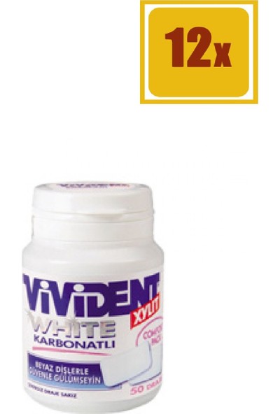 Vivident White Karbonatlı 70 gr 12'li Set