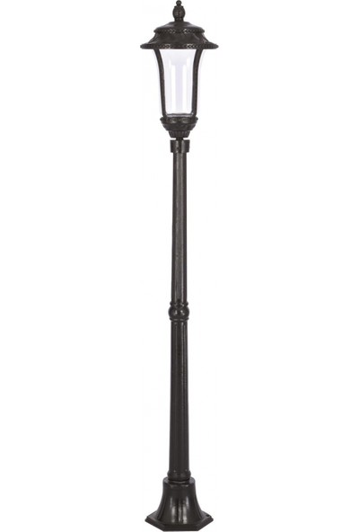 AVONNI BSU-68030-BSY Siyah Elektrostatik Toz Boyalı Dış Mekan Aydınlatma E27 Aluminyum Döküm Dip Akrilik Cam 28cm