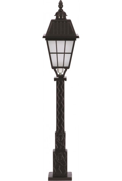 AVONNI BSU-68035-BSY-BOP Siyah Elektrostatik Toz Boyalı Dış Mekan Aydınlatma E27 Aluminyum Cam 23cm