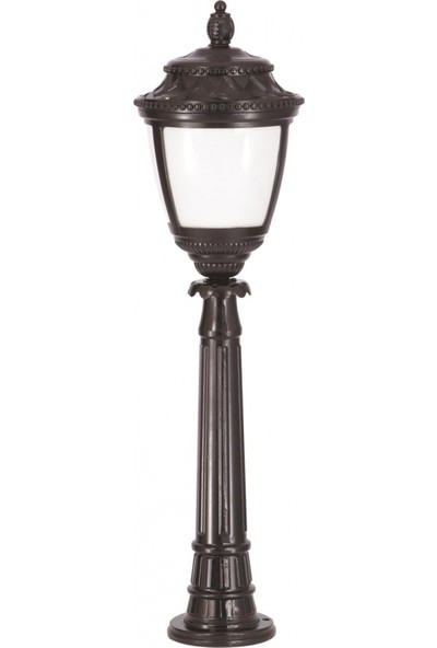 AVONNI BSU-68041-BSY-OP Siyah Elektrostatik Toz Boyalı Dış Mekan Aydınlatma E27 Aluminyum Polikarbon Cam 28cm