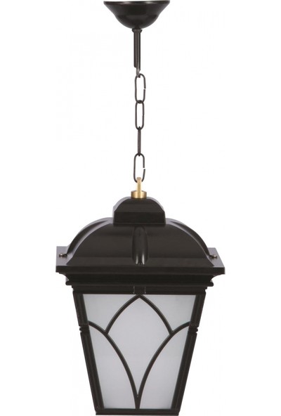 AVONNI BFE-68043-BSY-OP Siyah Elektrostatik Toz Boyalı Dış Mekan Aydınlatma E27 Aluminyum Cam 23cm