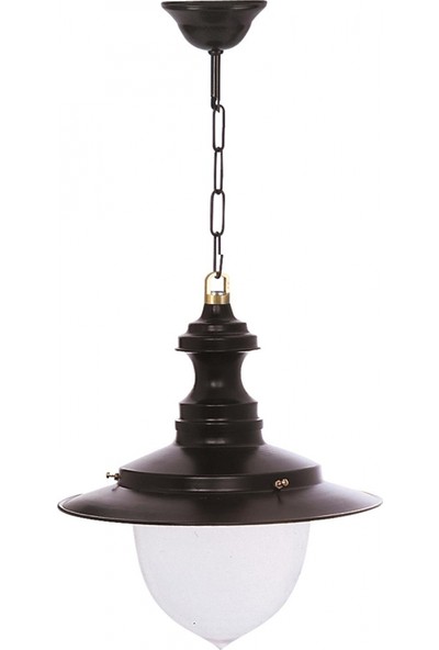 AVONNI BFE-68071-BSY-OP Siyah Elektrostatik Toz Boyalı Dış Mekan Aydınlatma E27 Aluminyum Polikarbon Cam 35cm