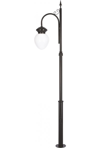 AVONNI BDR-68086-1BSY-M1-OP Siyah Elektrostatik Toz Boyalı Dış Mekan Aydınlatma E27 Aluminyum Döküm Dip Akrilik Cam 50cm AVONNI BDR-68086-1BSY-M1-OP Siyah Elektrostatik Toz Boyalı Dış Mekan Aydınlatma E27 Aluminyum Döküm Dip Akrilik Cam 50cm