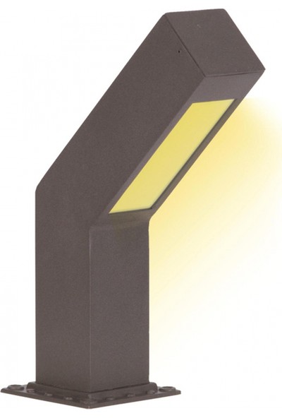 AVONNI BSU-68157-GR-K Siyah Elektrostatik Toz Boyalı Dış Mekan Aydınlatma E27 Aluminyum Polikarbon/Akrilik Cam 33cm