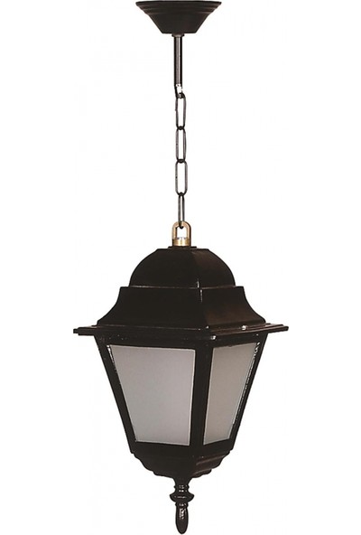 AVONNI BFE-68179-BSY Siyah Elektrostatik Toz Boyalı Dış Mekan Aydınlatma E27 ABS Polikarbon Cam 18cm