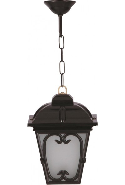 AVONNI BFE-68181-BSY Siyah Elektrostatik Toz Boyalı Dış Mekan Aydınlatma E27 ABS Polikarbon Cam 20cm