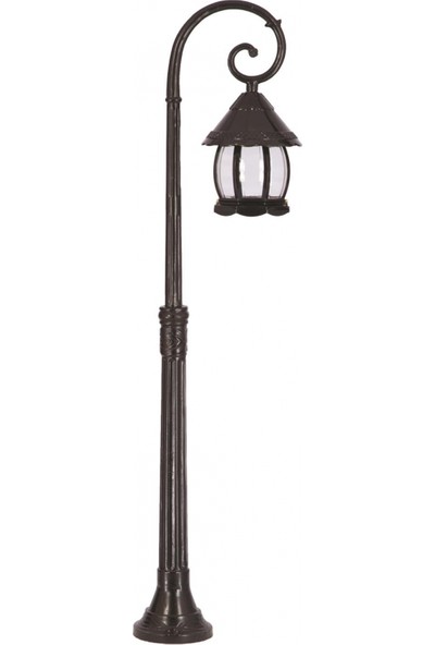 AVONNI BSU-68184-BSY-M1-B Siyah Elektrostatik Toz Boyalı Dış Mekan Aydınlatma E27 Aluminyum ABS Polikarbon Cam 30x20cm