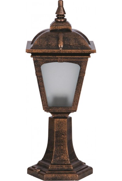 AVONNI BSU-68185-BKR-K Kahverengi Elektrostatik Toz Boyalı Dış Mekan Aydınlatma E27 ABS Polikarbon Cam 20cm