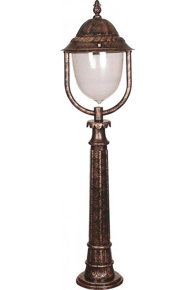 AVONNI BSU-68212-BKR-M1-B Kahverengi Elektrostatik Toz Boyalı Dış Mekan Aydınlatma E27 ABS Polikarbon Cam 30cm