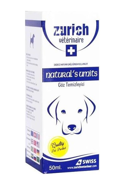 Zurich Köpekler İçin Göz Temizleyici 50ml Zurich Köpekler İçin Göz Temizleyici 50ml