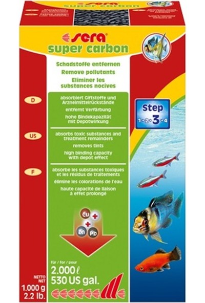 Sera Süper Karbon Filtre Malzemesi 250 Gr
