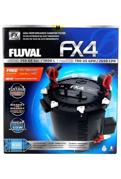Fluval Fx4 Akvaryum Dış Filtre 2650 LtSaat Fluval Fx4 Akvaryum Dış Filtre 2650 LtSaat